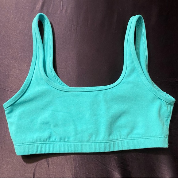 Aritzia | Other | Active Wear Cozy Mini Bra Top Dark Sky Blue | Poshmark